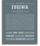 Eugenia Personalized Name Meaning Art Prints – Name Stories