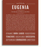 Eugenia | Name Art Print – Name Stories
