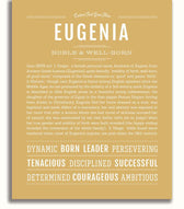 Eugenia | Name Art Print – Name Stories