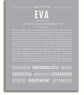 Eva | Name Art Print – Name Stories