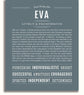 Eva | Name Art Print – Name Stories