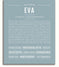 Eva | Name Art Print – Name Stories