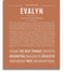 Evalyn | Name Art Print – Name Stories