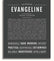 Evangeline | Name Art Print – Name Stories