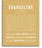 Evangeline | Name Art Print – Name Stories
