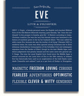 Eve | Name Art Print – Name Stories