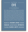 Eve | Name Art Print – Name Stories