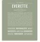 Everette Personalized Name Meaning Art Prints – Name Stories