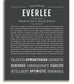 Everlee | Name Art Print – Name Stories