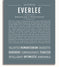 Everlee | Name Art Print – Name Stories