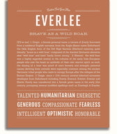Everlee | Name Art Print – Name Stories