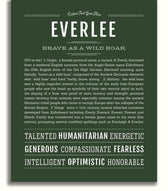 Everlee | Name Art Print – Name Stories