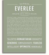 Everlee | Name Art Print – Name Stories