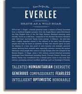Everlee | Name Art Print – Name Stories