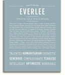 Everlee | Name Art Print – Name Stories
