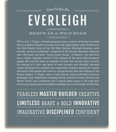 Everleigh | Name Art Print – Name Stories