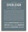 Everleigh | Name Art Print – Name Stories