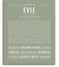 Evie | Name Art Print – Name Stories