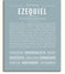 Ezequiel | Name Art Print – Name Stories