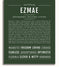 Ezmae Personalized Name Meaning Art Prints – Name Stories