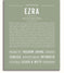 Ezra (male) | Name Art Print – Name Stories