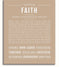 Faith | Name Art Print – Name Stories