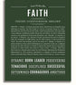 Faith Personalized Name Meaning Art Prints – Name Stories