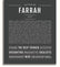 Farrah | Name Art Print – Name Stories