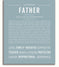 Father | Name Art Print – Name Stories