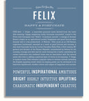 Felix | Name Art Print – Name Stories