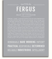 Fergus | Name Art Print – Name Stories