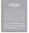 Fergus | Name Art Print – Name Stories