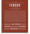 Fergus Personalized Name Meaning Art Prints – Name Stories