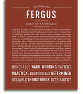 Fergus | Name Art Print – Name Stories