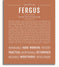 Fergus Personalized Name Meaning Art Prints – Name Stories