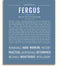 Fergus Personalized Name Meaning Art Prints – Name Stories