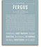Fergus | Name Art Print – Name Stories