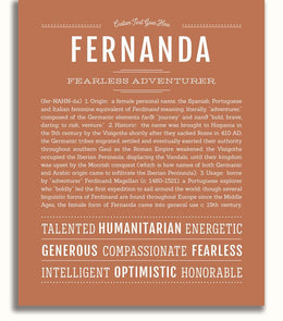 Fernanda | Name Art Print – Name Stories
