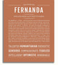 Fernanda | Name Art Print – Name Stories