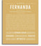 Fernanda | Name Art Print – Name Stories