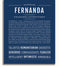 Fernanda | Name Art Print - Personalized Custom Gifts – Name Stories