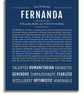Fernanda Personalized Name Meaning Art Prints – Name Stories