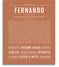 Fernando Personalized Name Meaning Art Prints – Name Stories