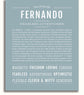 Fernando | Name Art Print – Name Stories