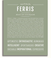 Ferris | Name Art Print – Name Stories