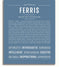 Ferris | Name Art Print – Name Stories