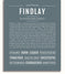 Findlay Personalized Name Meaning Art Prints – Name Stories