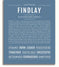 Findlay Personalized Name Meaning Art Prints – Name Stories