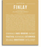 Finlay Personalized Name Meaning Art Prints – Name Stories