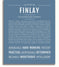Finlay | Name Art Print – Name Stories